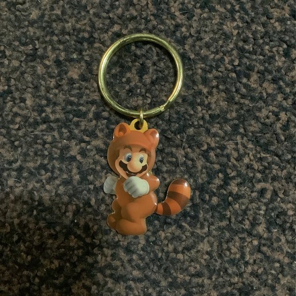 Nintendo | Other | Super Mario 3d Land Tanooki Mario Keychain 21 | Poshmark